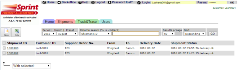 First Look - Sprint Freight & Logistics